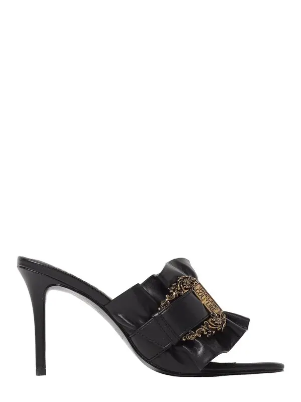 Versace Heeled Sandals - Black