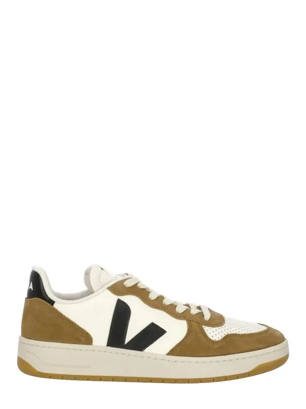 VEJA V-10 O.t. Leather Trainers - White