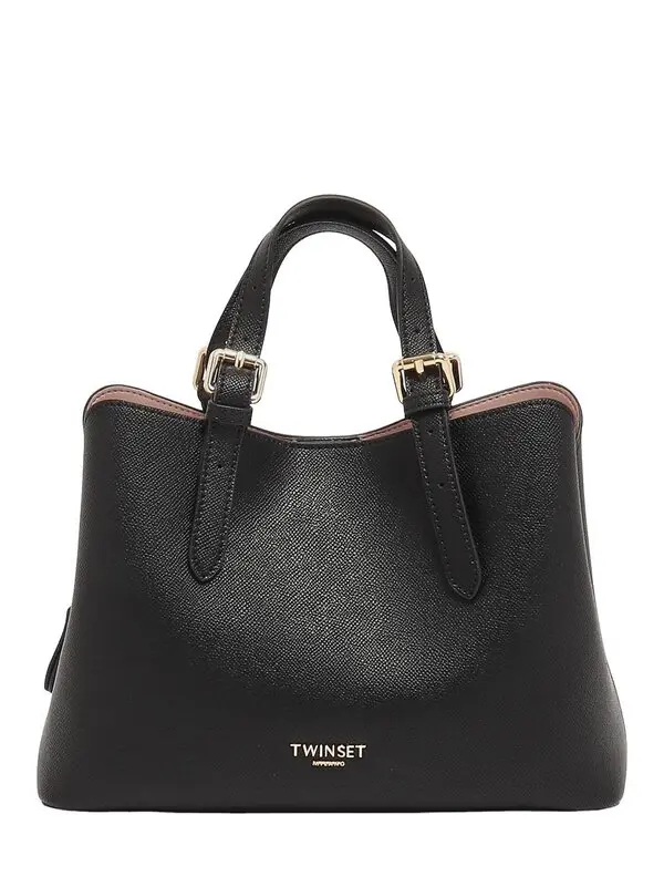 TWINSET Grained Synthetic Leather Bag - Multicolor