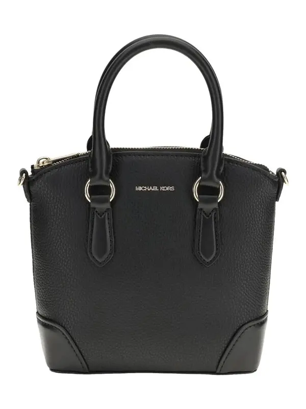 Michael Kors Murphy Calf Leather Handbag - Black