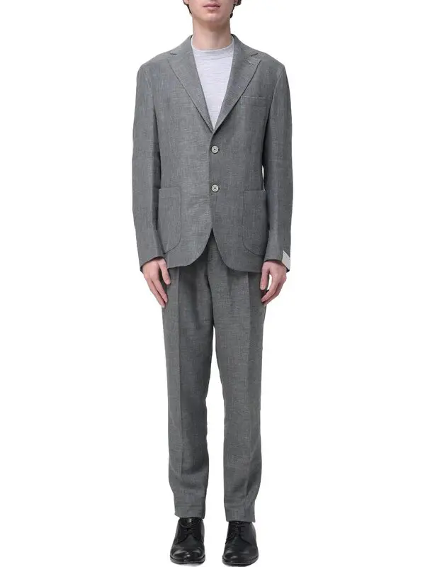 Eleventy Virgin Wool Suit - Black
