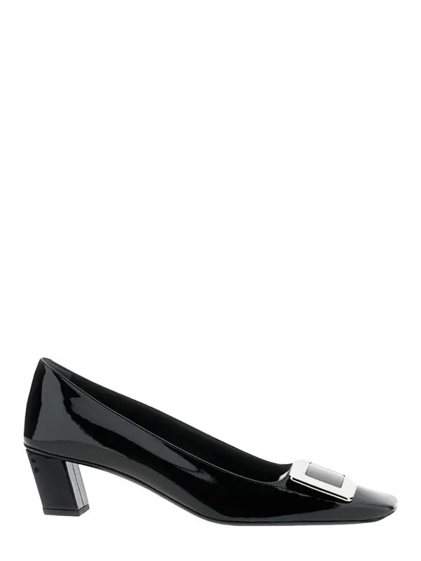 ROGER VIVIER Patent Court Shoes - Black
