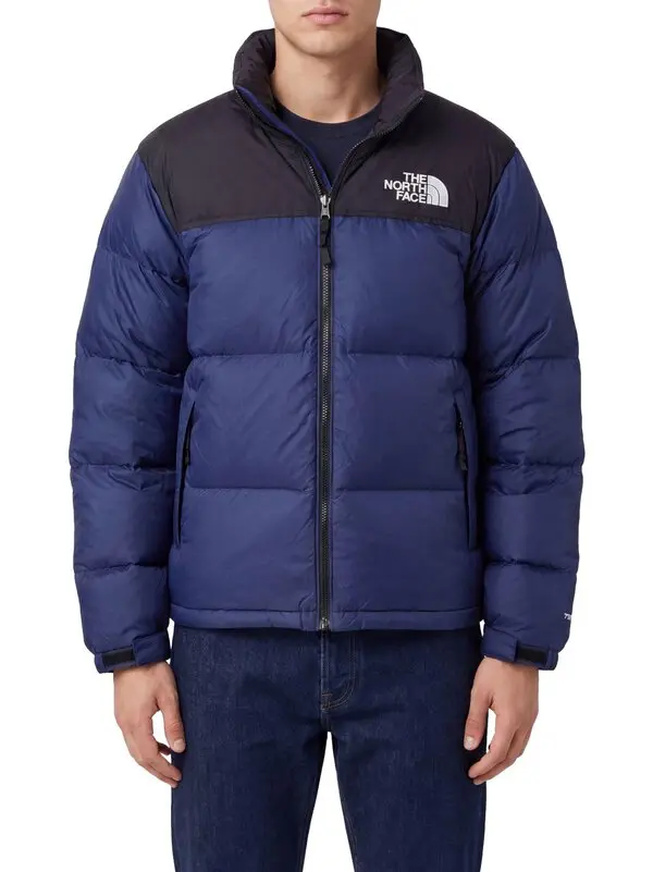 The North Face Retro Nuptse 1996 Water-repellent Quilted Nylon Down Jacket - Blue