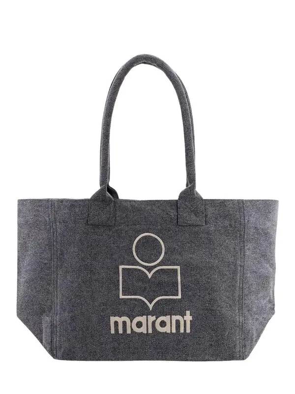 Isabel Marant Étoile Embroidered Logo Tote Bag - Black