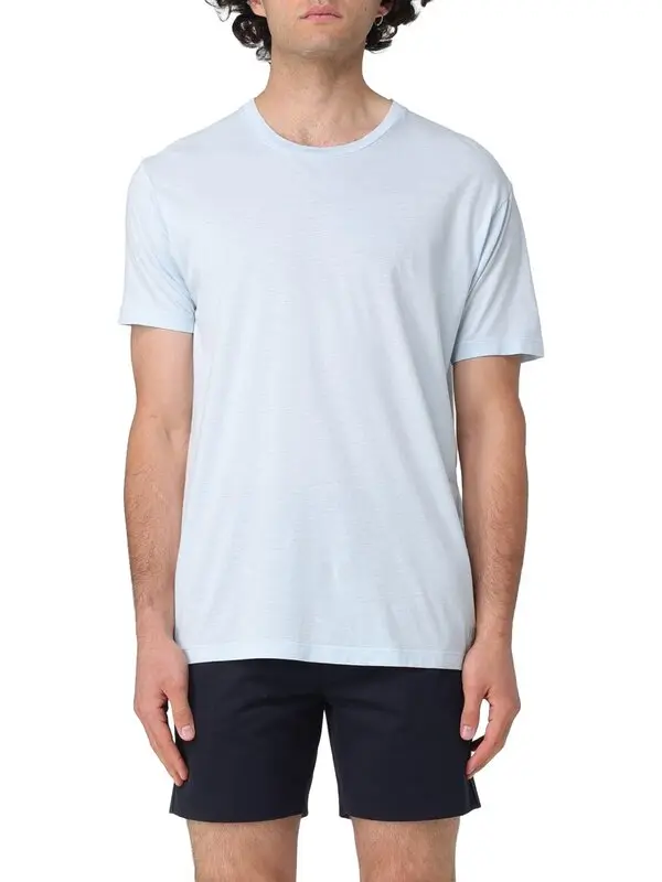 TOM FORD Basic Cotton T-shirt - Blue