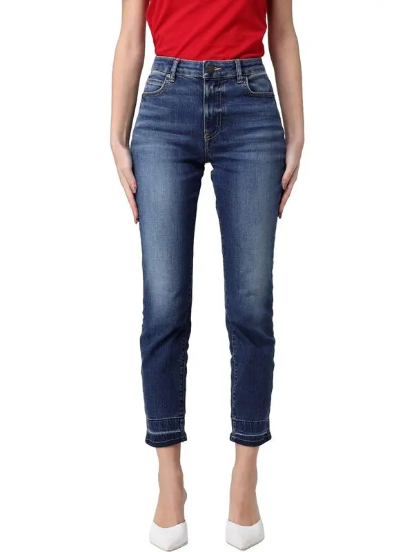 Pinko Skinny Cropped Jeans - Blue