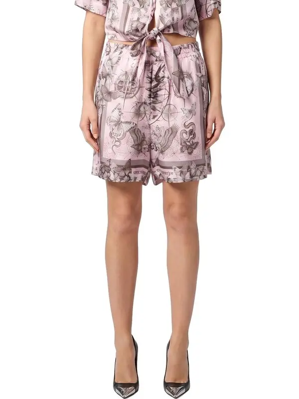 Philipp Plein Printed Shorts - Fuchsia