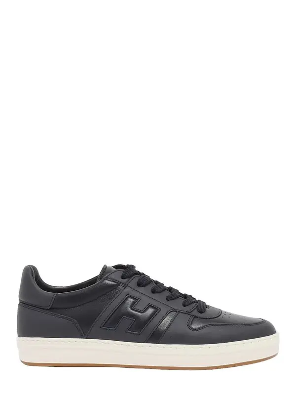 Hogan H-tv Leather Sneakers - Navy