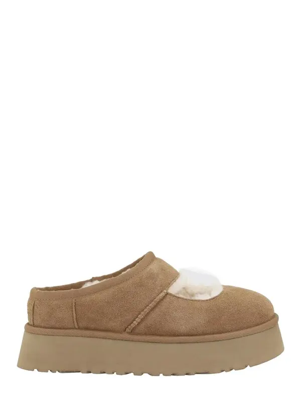 UGG Bea Suede Mary Jane Platform Mules - Walnut