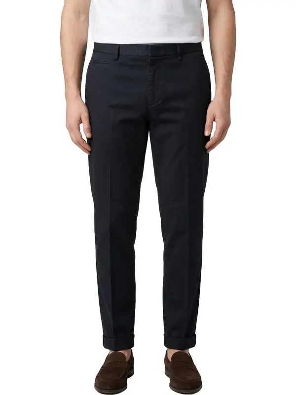 DONDUP Stretch Cotton Chino Trousers - Blue