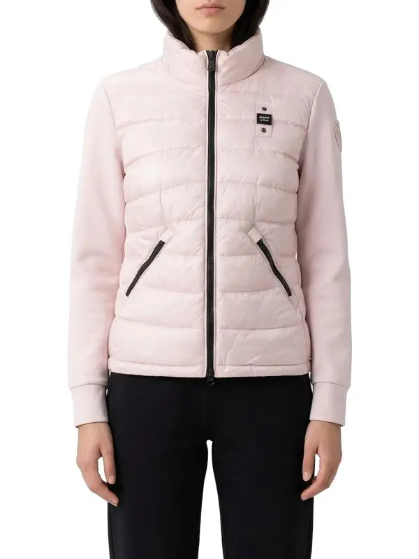 BLAUER. Quilted Down Jacket - Pink