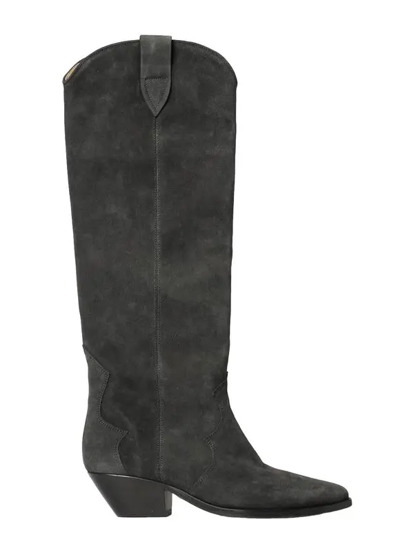 Isabel Marant Étoile Suede Knee-high Boots - Black