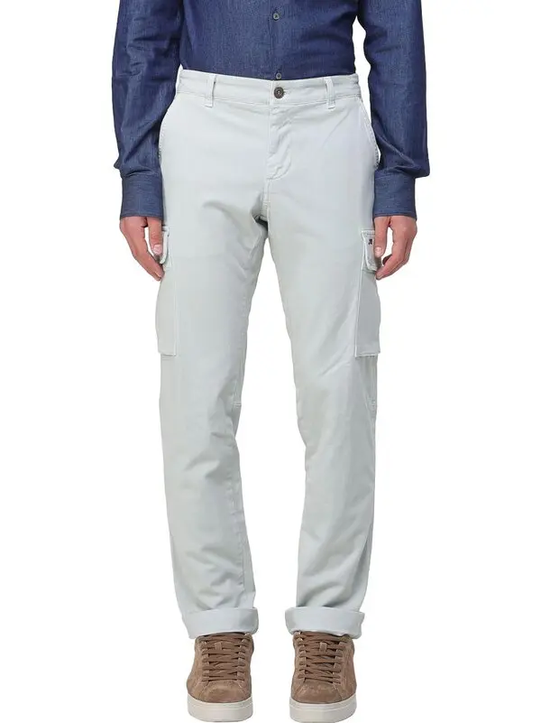 MASON'S Tailored Cargo Trousers - Ice
