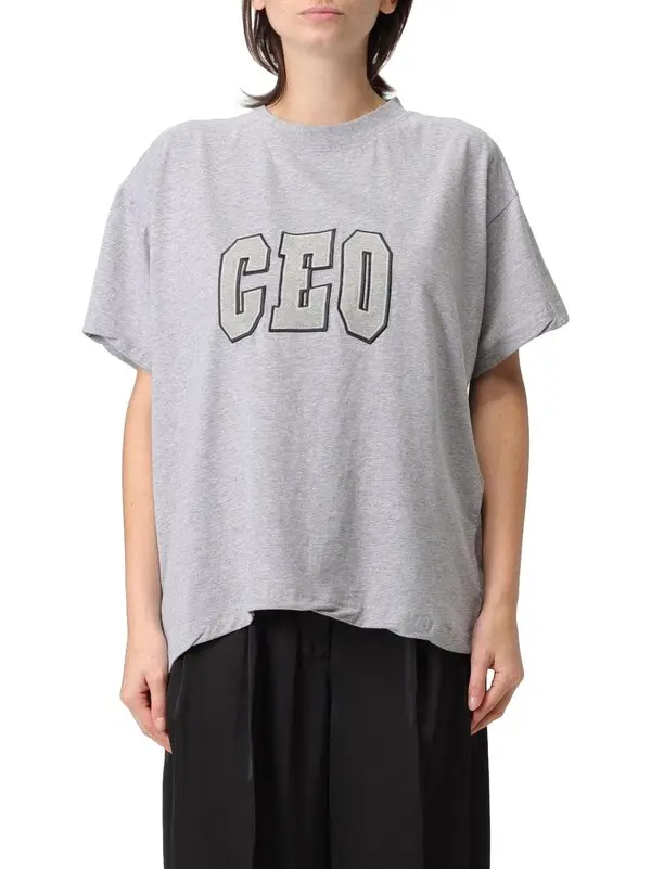Balenciaga Graphic Print T-shirt - Grey
