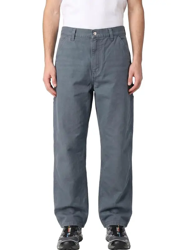 Carhartt Work In Progress Cotton Wide Leg Pants - Blue