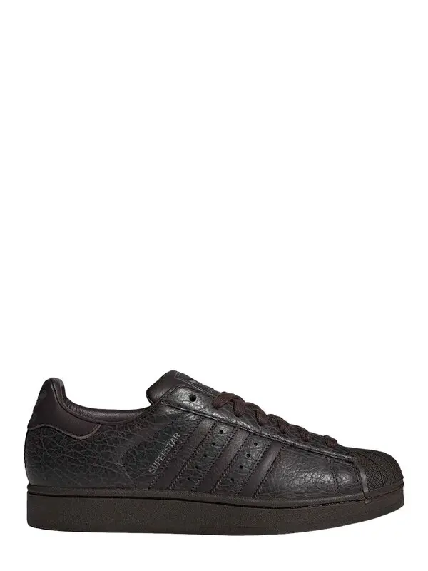 ADIDAS ORIGINALS Superstar Ii Crackled Leather Sneakers - Grey