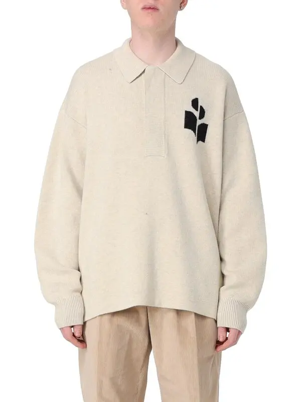 Isabel Marant Étoile Long Sleeve Polo Jumper - Grey