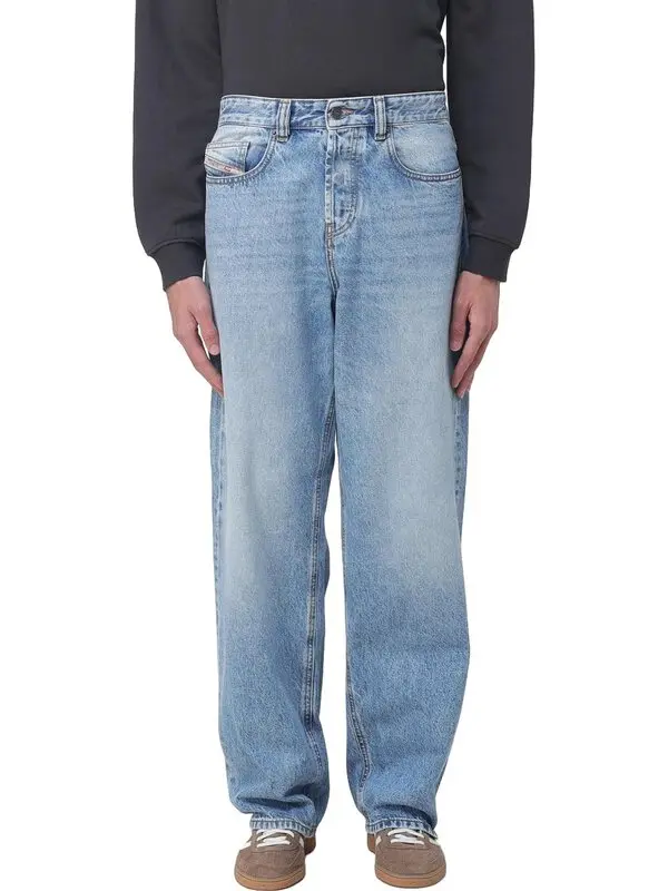 DIESEL® D-macro Straight Leg Jeans - Navy