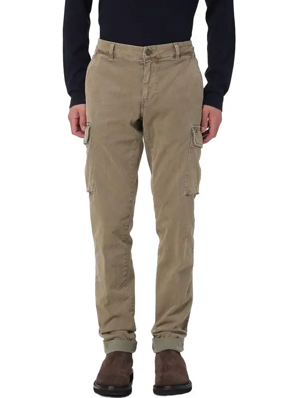 MASON'S Tailored Cargo Trousers - Beige