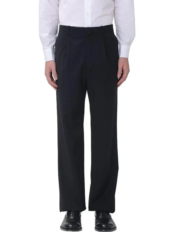 Incotex Virgin Wool Tailored Trousers - Black