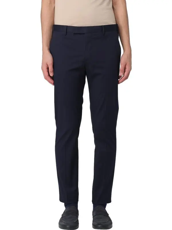 PT TORINO Gabardine Tailored Trousers - Blue