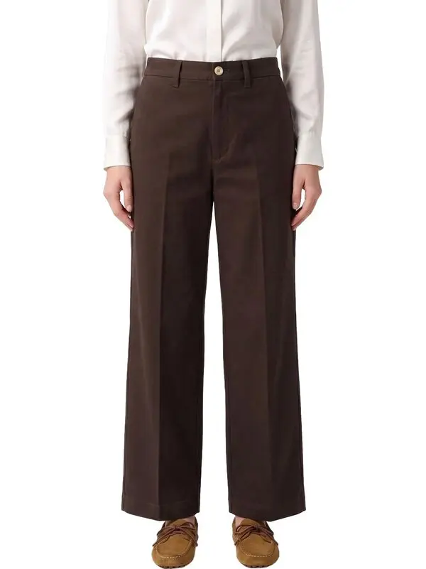 Polo Ralph Lauren Tailored Wide Leg Trousers - Brown