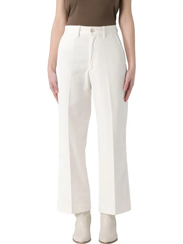 Polo Ralph Lauren Tailored Wide Leg Trousers - White