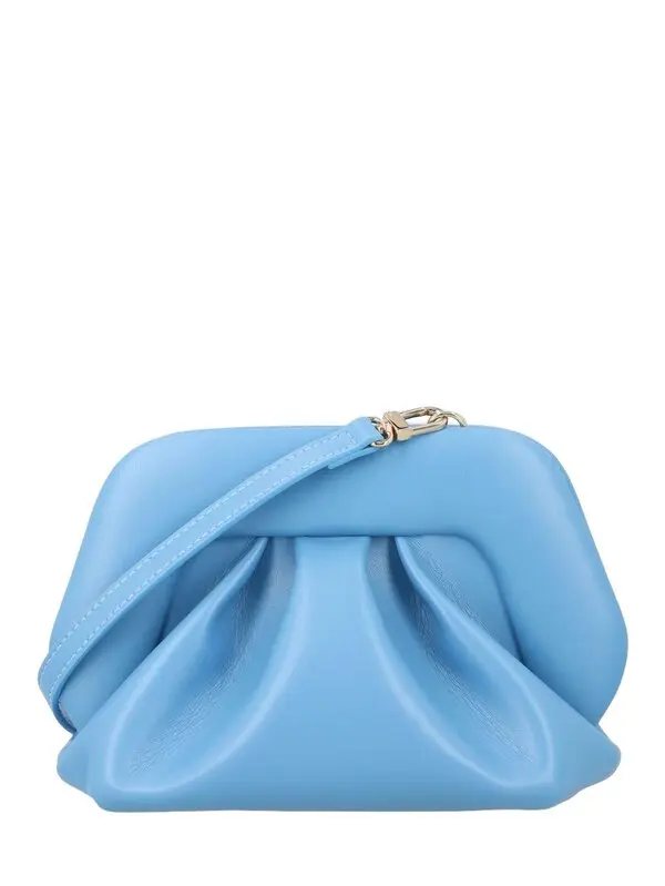 THEMOIRE Bios Vegan Leather Clutch - Gnawed Blue