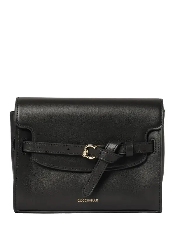 COCCINELLE Sabine Mini Leather Bag - Black
