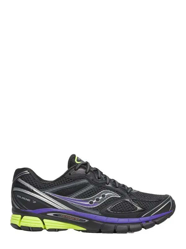 Saucony Progrid Guide Mesh And Rubber Sneakers - Black