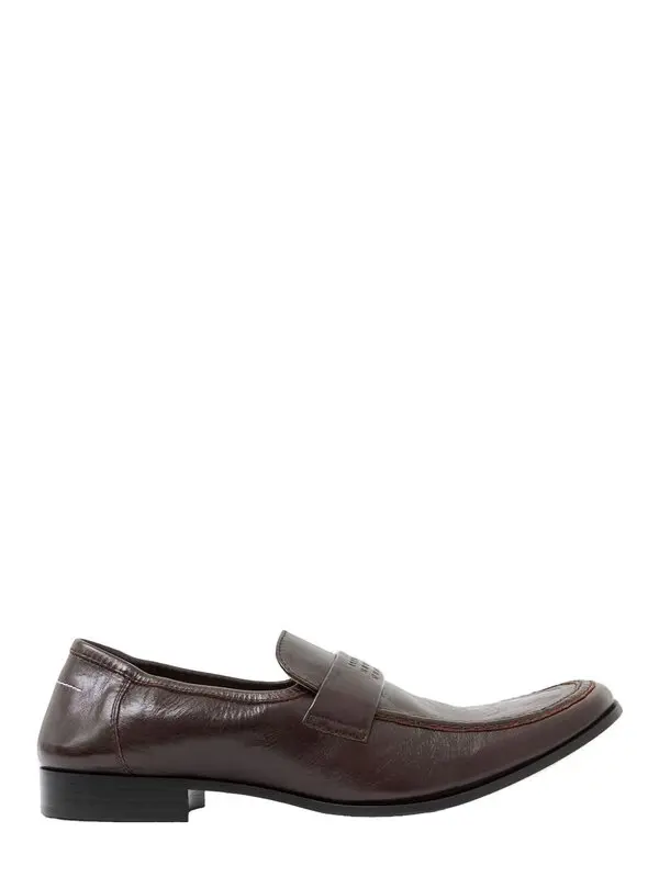MAISON MARGIELA Leather Loafers - Brown