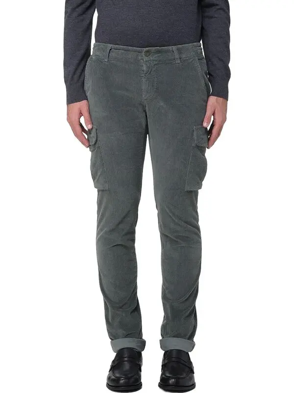 MASON'S Tailored Cargo Trousers - Grey