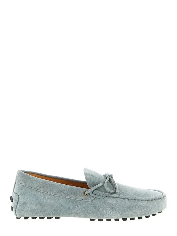 TOD'S Gommino Driver Suede Loafers - Grey