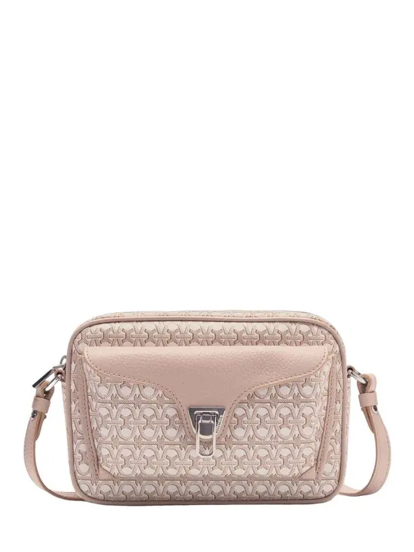 COCCINELLE Monogram Mini Bag - White
