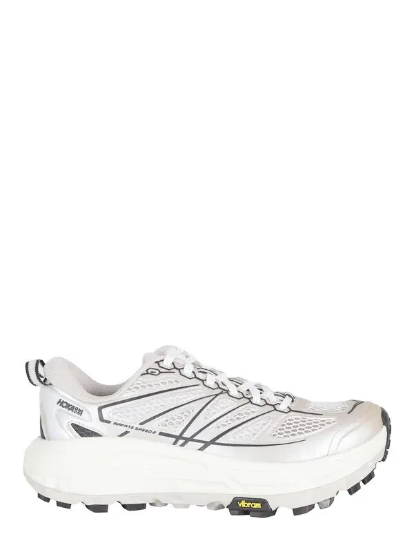HOKA® Mafate Speed 2 Ts Technical Mesh Sneakers With Vibram Sole - Silver
