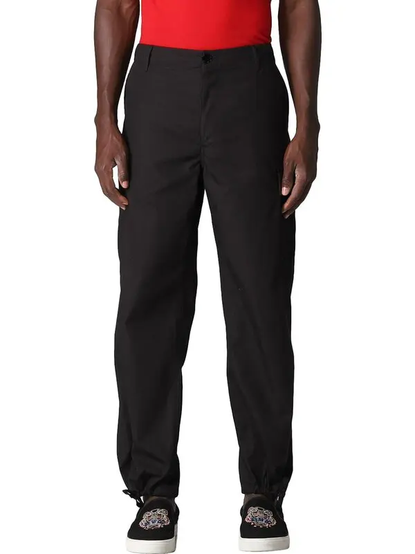 Kenzo Cargo Trousers - Black