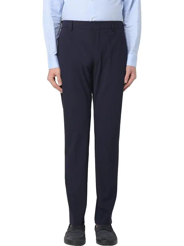 PT TORINO Stretch Cotton Chino Trousers - Blue