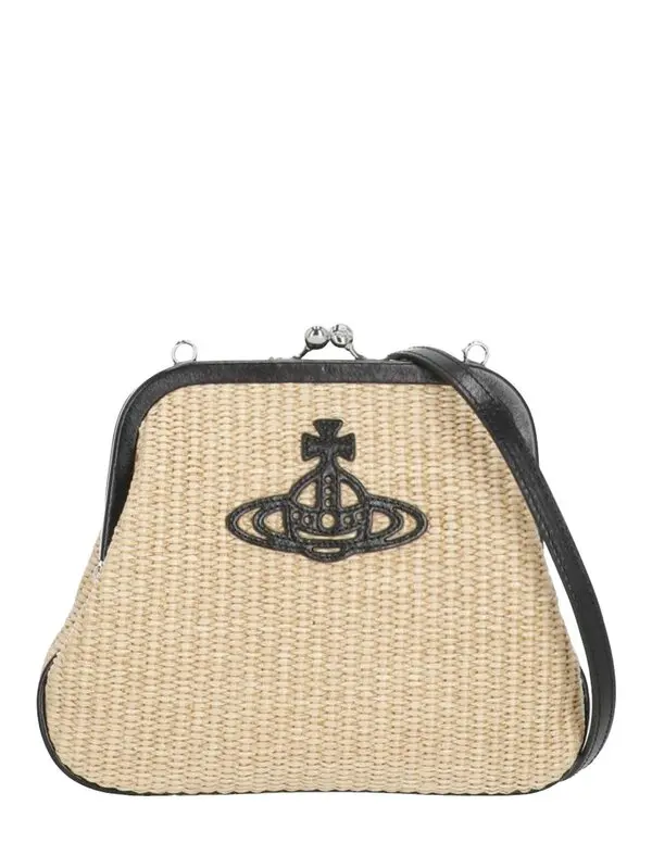 VIVIENNE WESTWOOD Orb Clutch - Beige