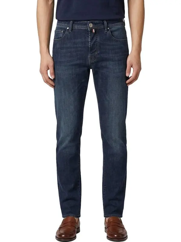 Jacob Cohen Slim Fit Stretch Cotton Denim Jeans - Blue