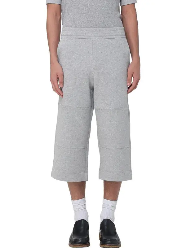 Dries Van Noten Cotton Jogging Shorts - Grey