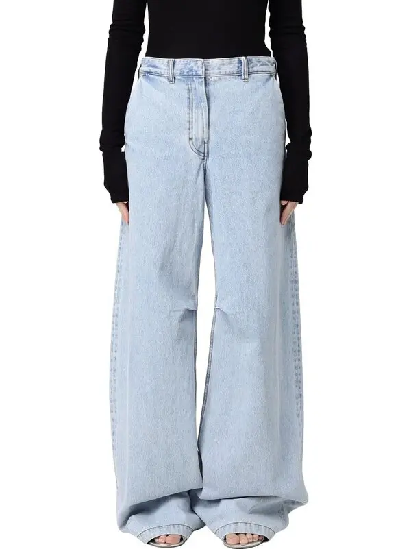 ENTIRE STUDIOS Wide-leg Cotton Denim Jeans - Blue