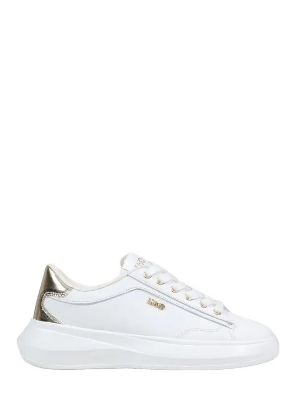 Liu Jo Casper 01 Faux Leather Low Top Sneakers - White