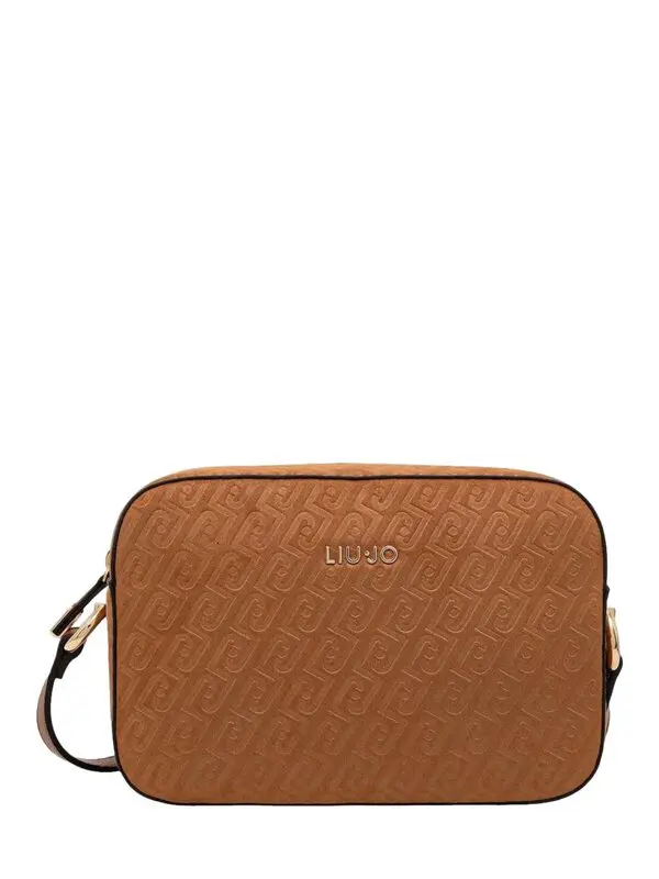 Liu Jo Embossed Monogram Camera Bag - Camel