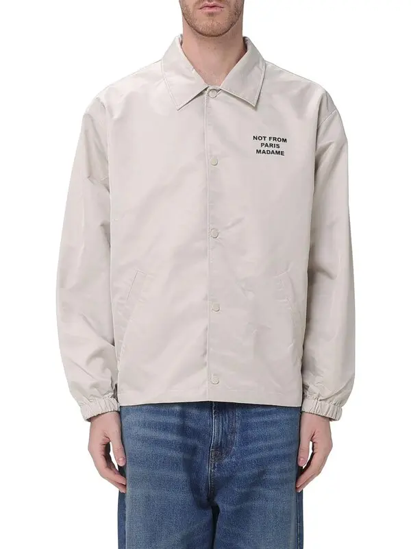 Drole De Monsieur Printed Jacket - Beige