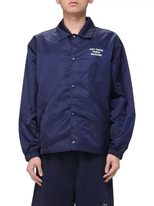 Drole De Monsieur Printed Jacket - Blue