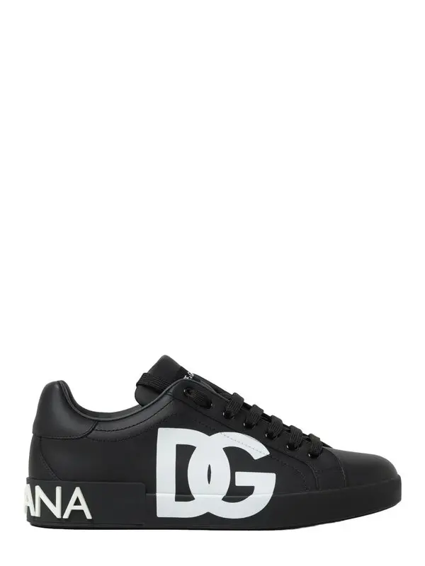 Dolce & Gabbana Logo Sneakers - Black