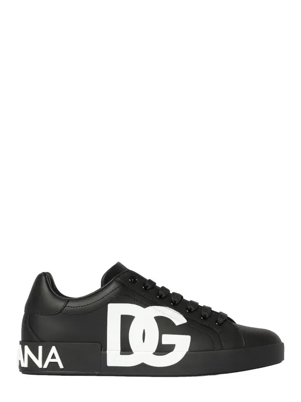 Dolce & Gabbana Logo Detail Sneakers - Black