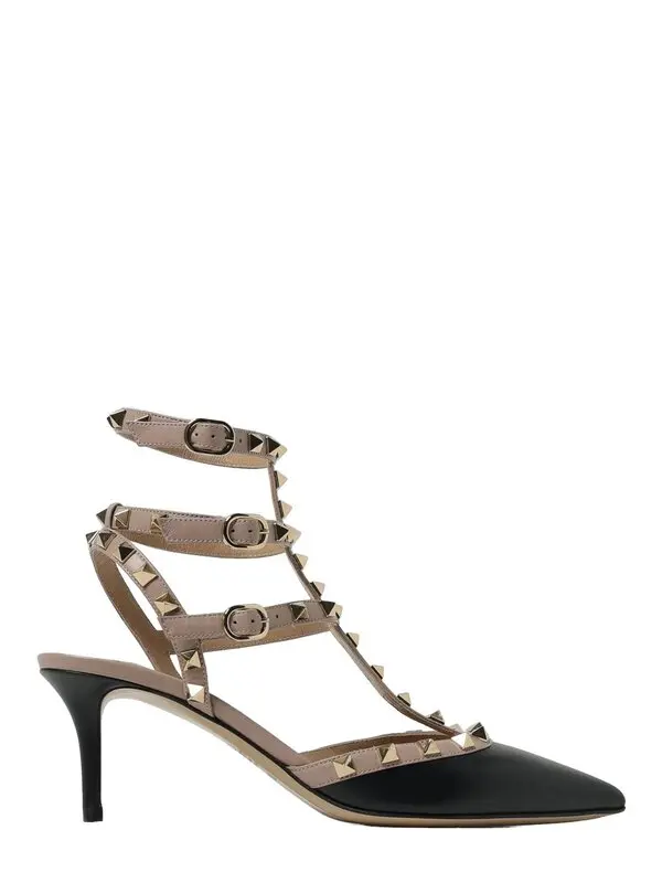 Valentino Garavani Studded Slingback Pumps - Black