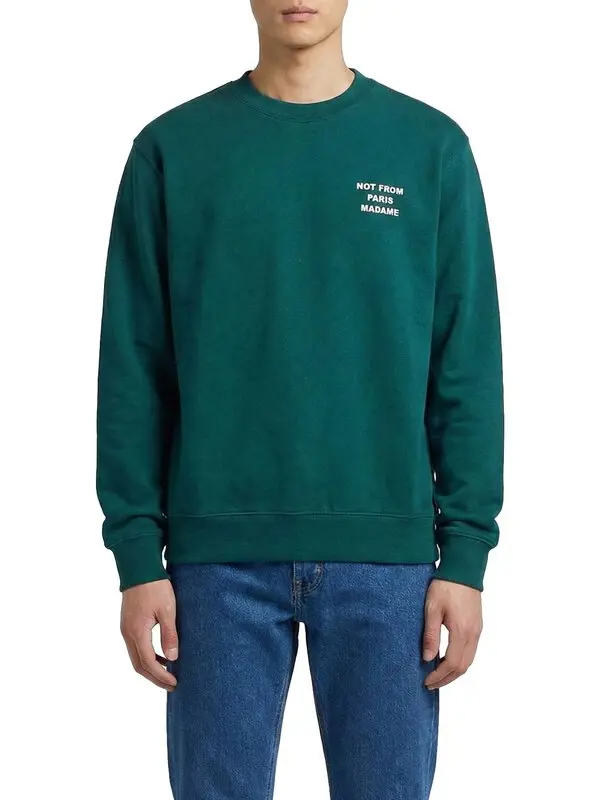 Drole De Monsieur Crewneck Sweatshirt - Green