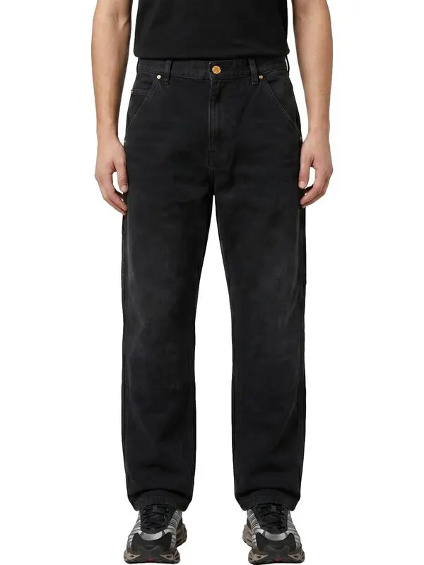 WILLY CHAVARRIA Wide Leg Denim Jeans - Black